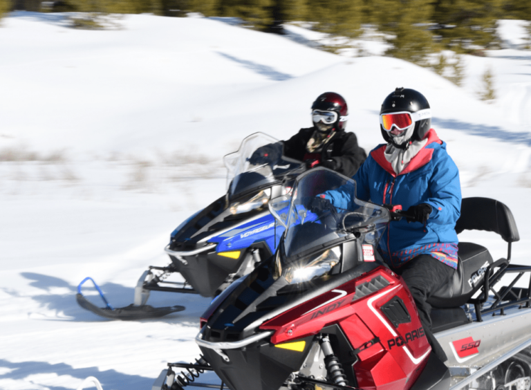 Snowmobiling in Colorado - White Mountain Snowmobile Tours