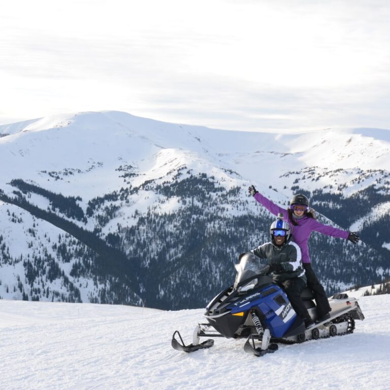 Snowmobiling in Colorado - White Mountain Snowmobile Tours