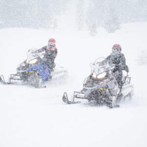 Snowmobiling in Colorado - White Mountain Snowmobile Tours