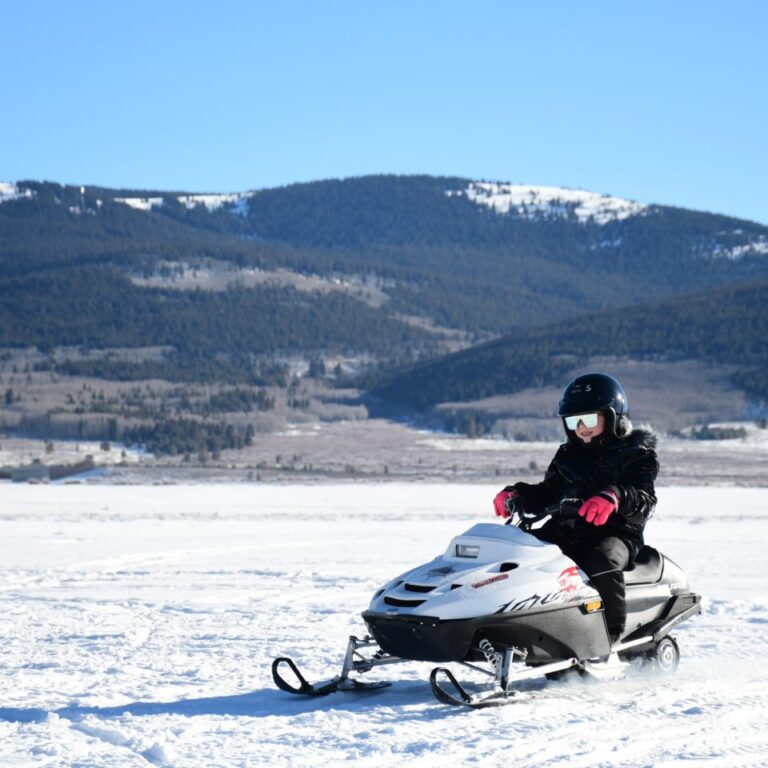 Snowmobiling in Colorado - White Mountain Snowmobile Tours
